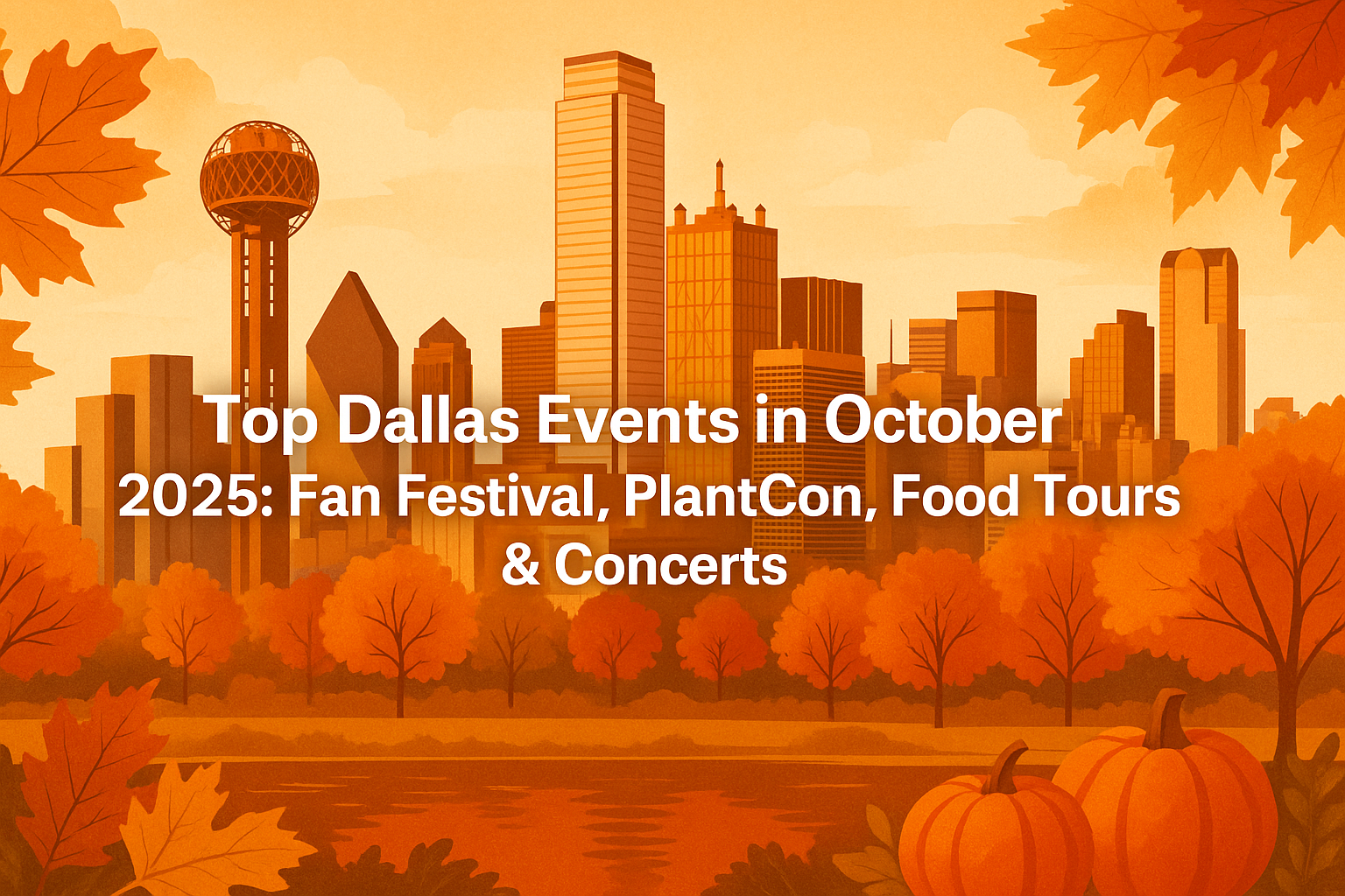 Top Dallas Events in October 2025: Fan Festival, PlantCon, Food Tours ...
